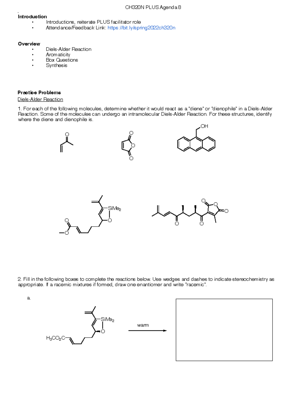 Unit 3 blank practice - Introduction - Introductions, reiterate PLUS ...