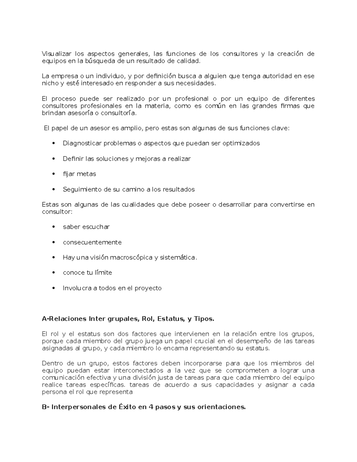 Unidad 4 actividad 3 debate - Visualizar los aspectos generales, las funciones de los ...