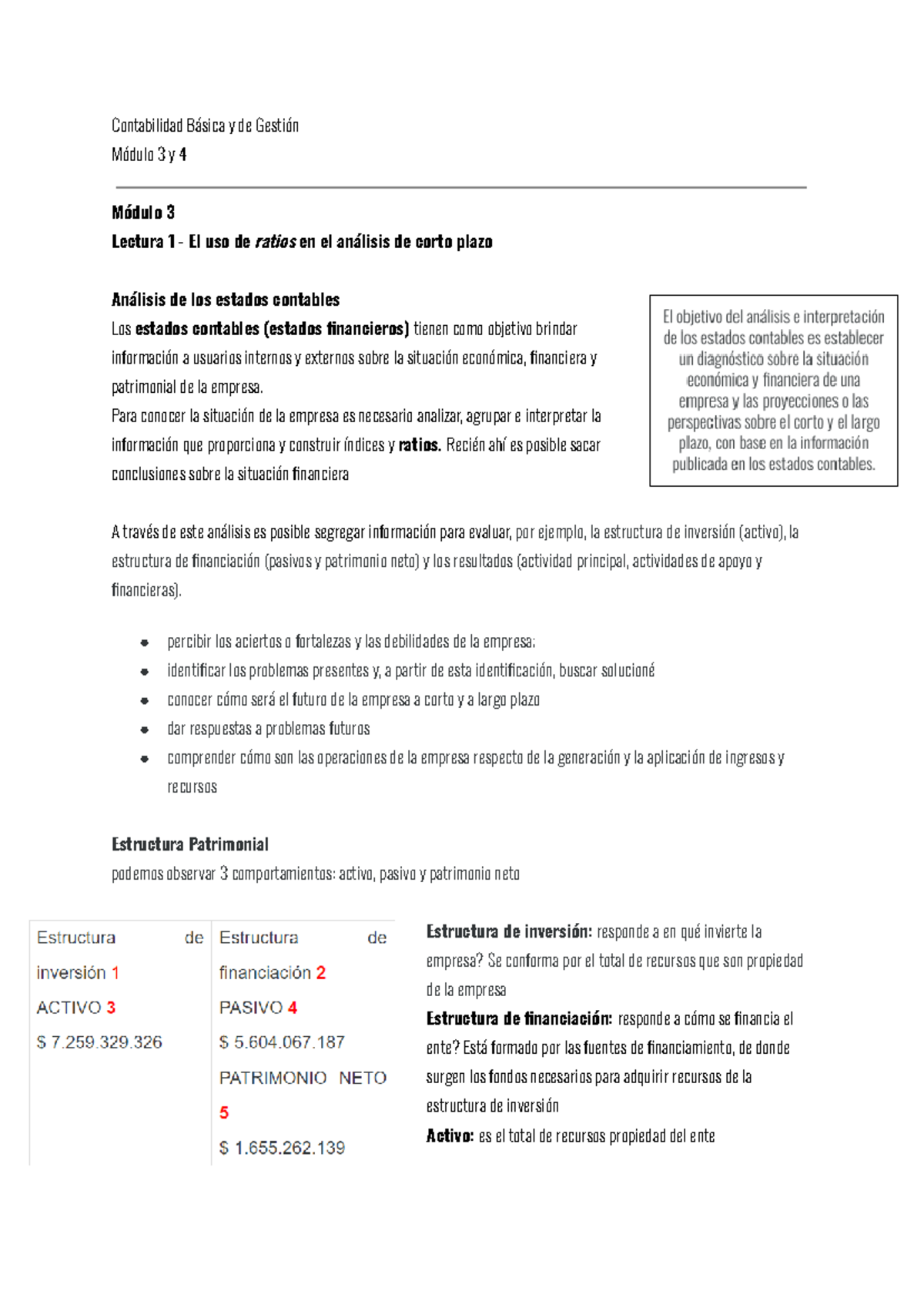 Contabilidad Básica y de Gestión - M3 y M4 - Contabilidad Básica y de Gestión Módulo 3 y 4 ...