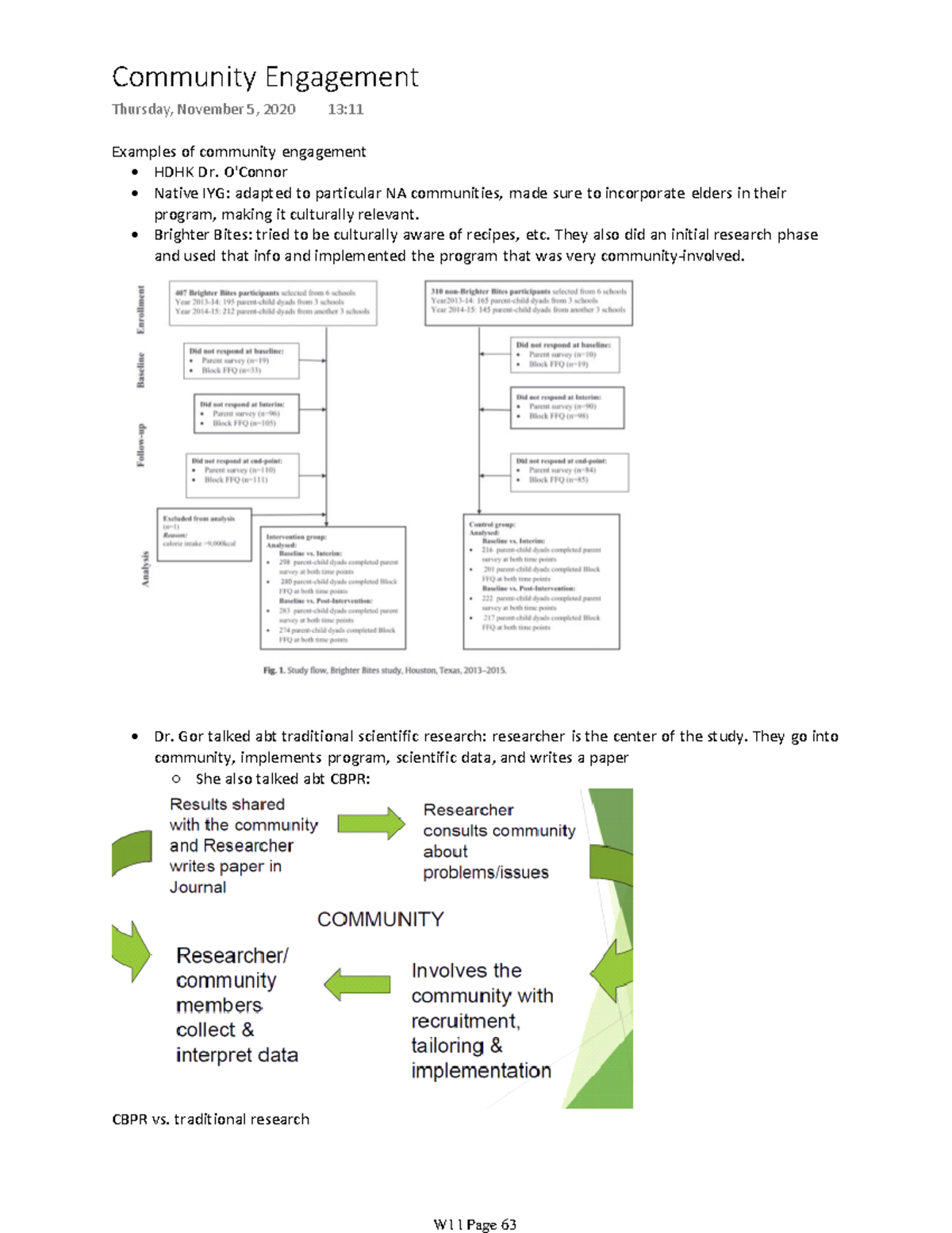 Week 11 Community Engagement Lecture - Examples of community engagement ...