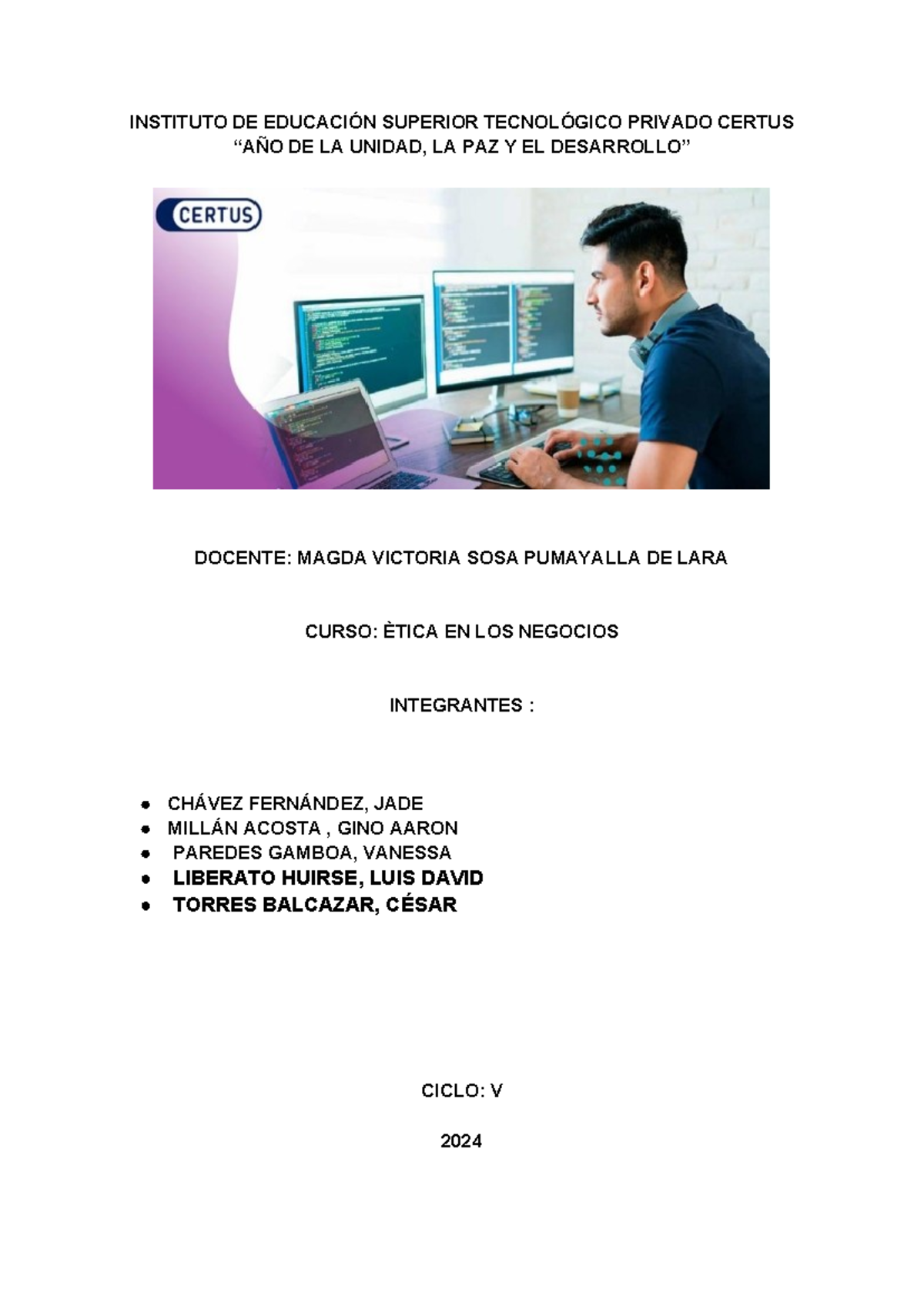 AA2 Equipo 4 Chavez Millan Paredes Liberato Torres - INSTITUTO DE ...