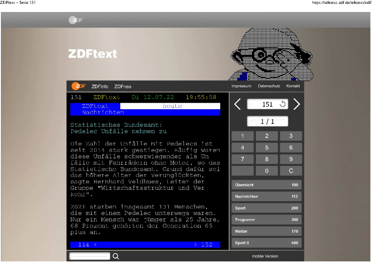 Zdftext 100