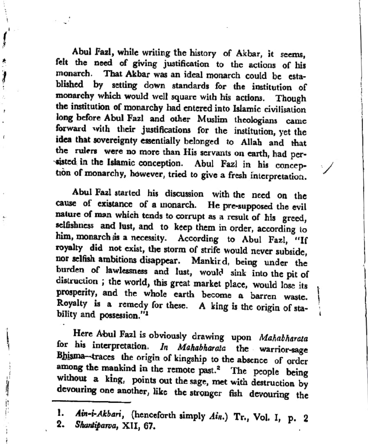 Abul Fazl - Monarchy idea of abul fazl - Abul Fazl, while writing the ...