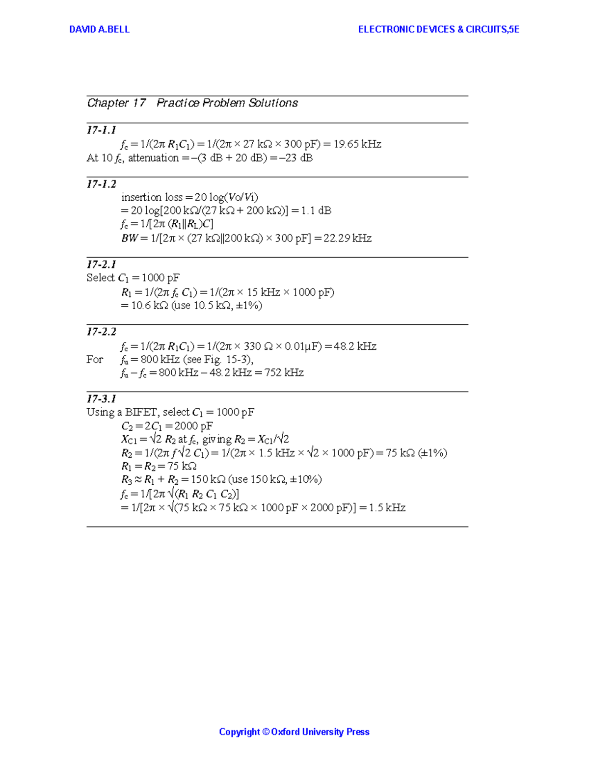 298 39 solutions-instructor-manual chapter-17-active-filters - - Studocu
