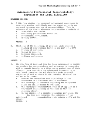 Ch06 - Internal Control Concepts - Auditing Theory - MSU Main - Studocu