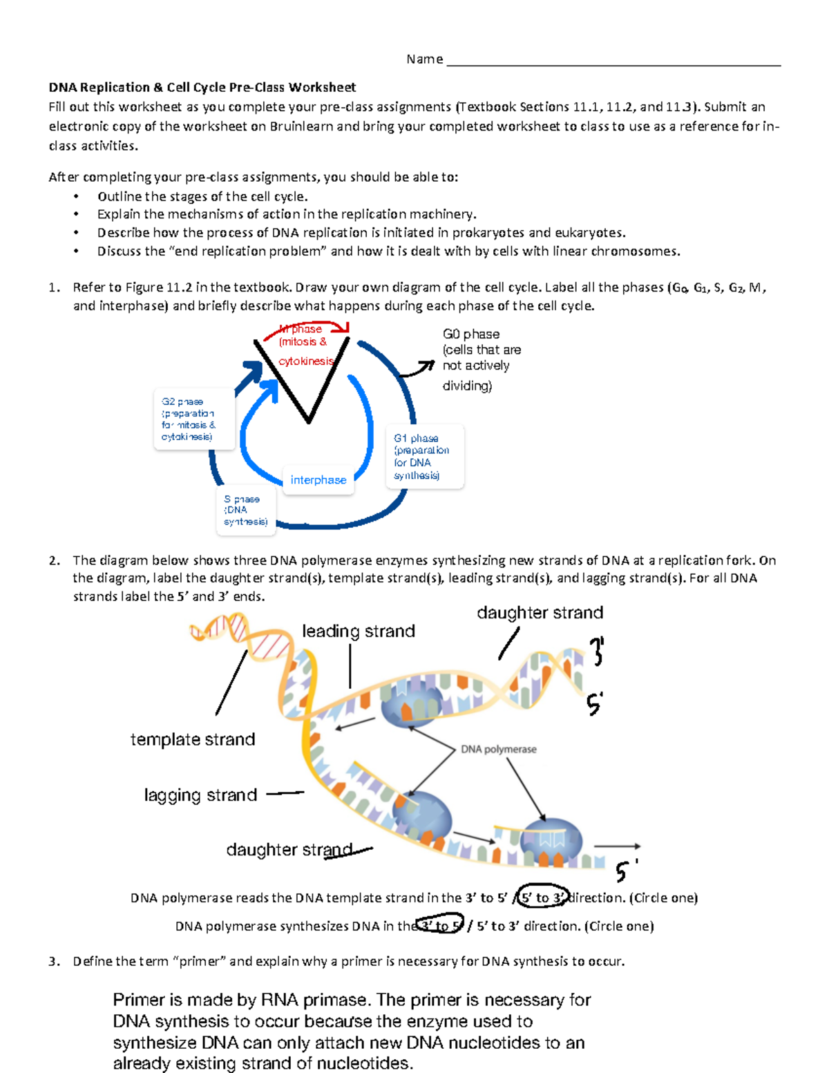 Week 9a - pre class worksheet - Name ...