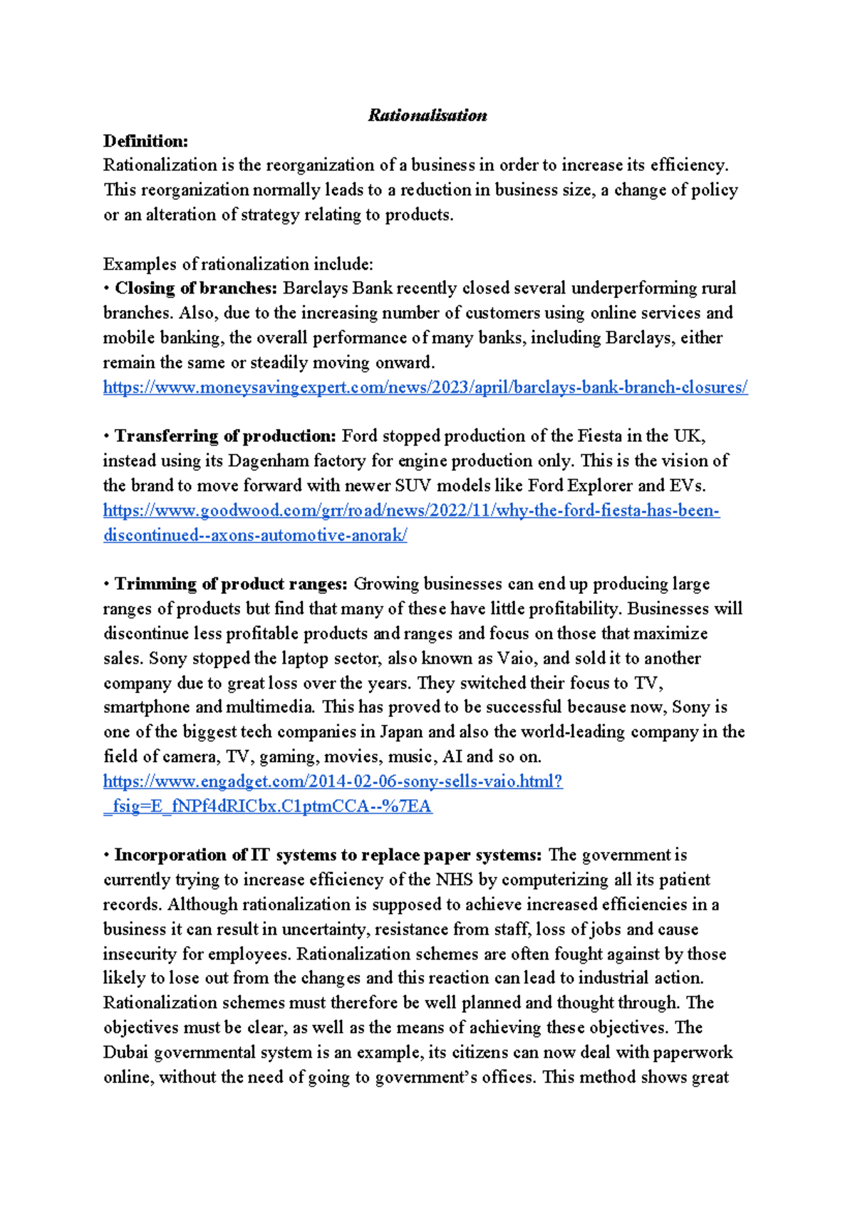 Rationalization - Rationalisation Definition: Rationalization is the ...