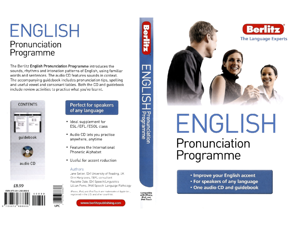 English Pronunciation Programme - Bertlitz the Language Experts ...