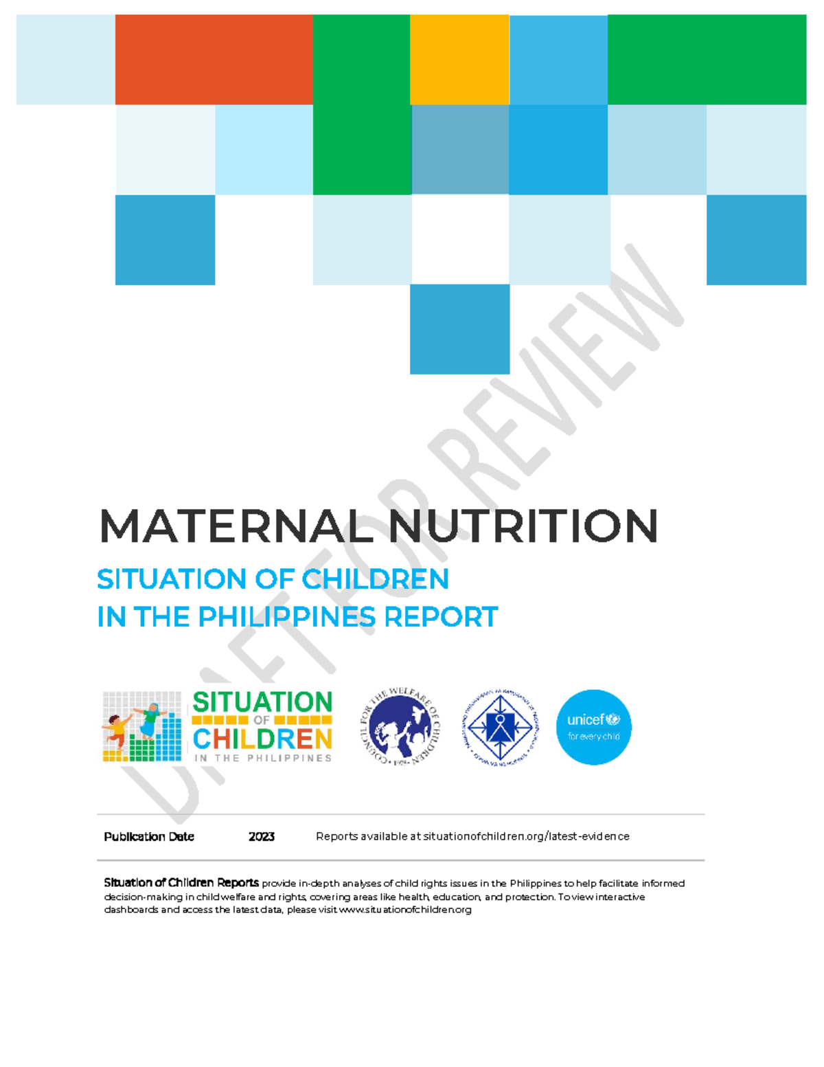 Scr c0103 2023 v - RA 11148 - SITUATION OF CHILDREN IN THE PHILIPPINES ...
