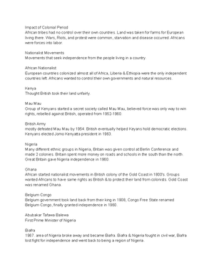A2 - History of Southeast Asia Study Guide - What was the impact of ...