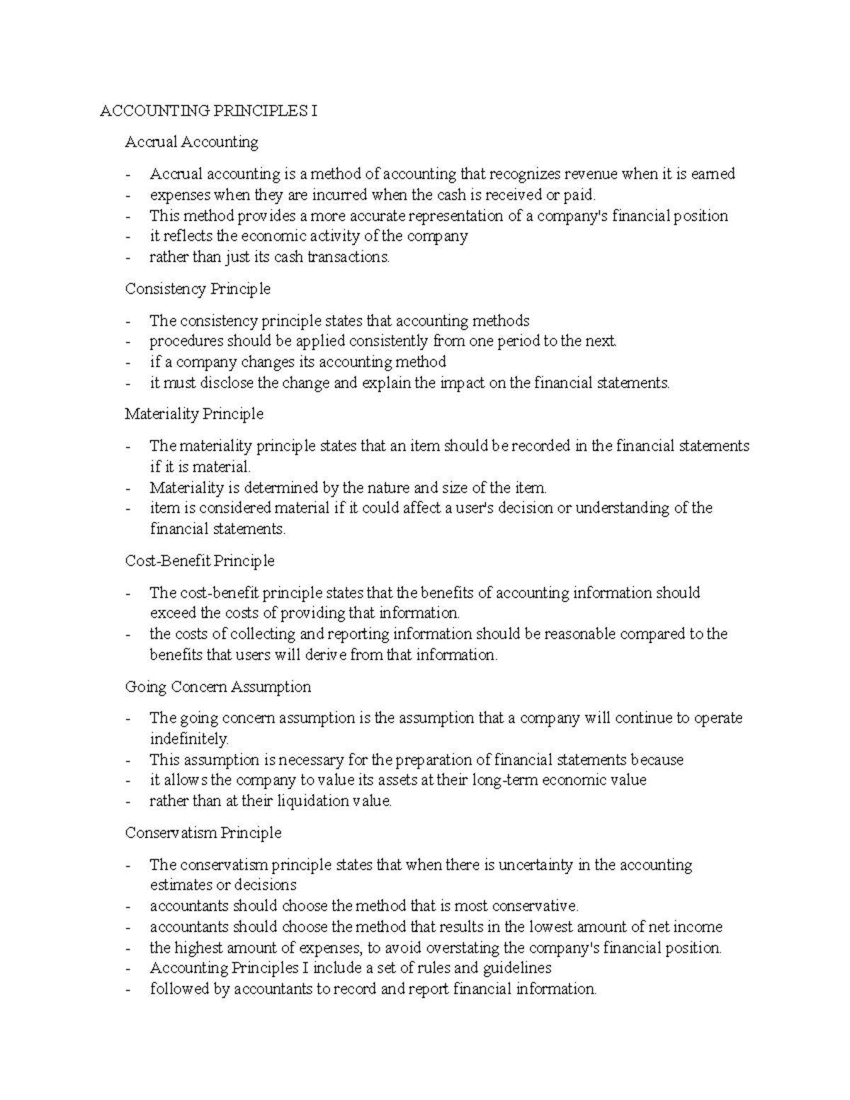 Accounting Principles I Notes 2 - ACCOUNTING PRINCIPLES I Accrual ...