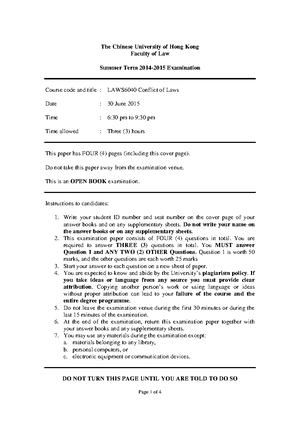 Revision Lecture Notes - Situation Two Ds – D1 as of right, D2 long arm ...
