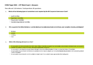 CIMA-BA2-2022 - NOTES - Fundamentals of Management BA2 Accounting Cert ...