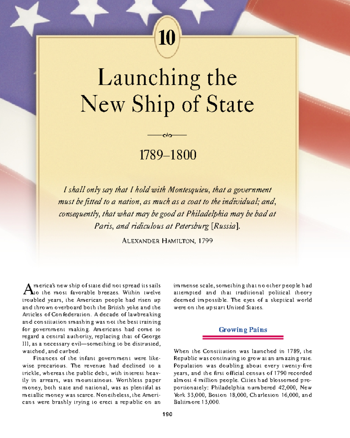 10 - Launching the New Ship of State - 190 10 Launching the New Ship of ...