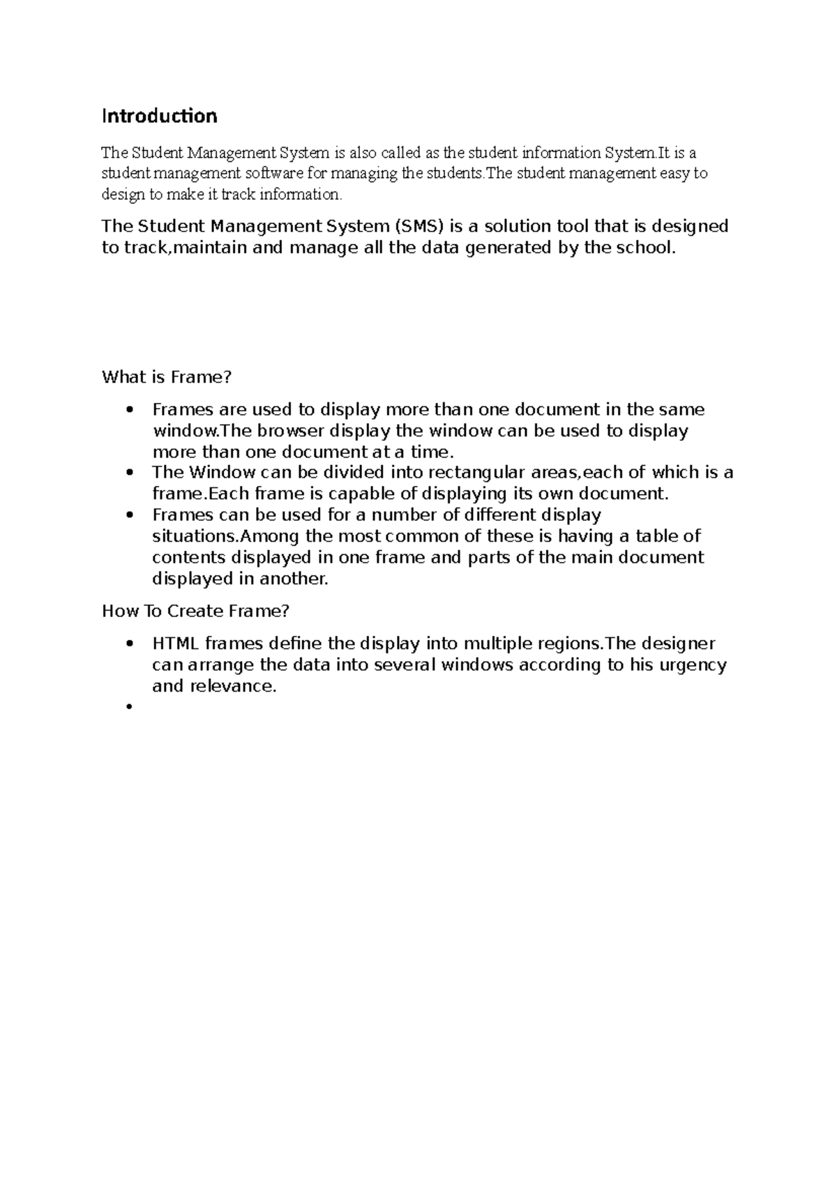 CSS Microproject - Introduction The Student Management System is also ...
