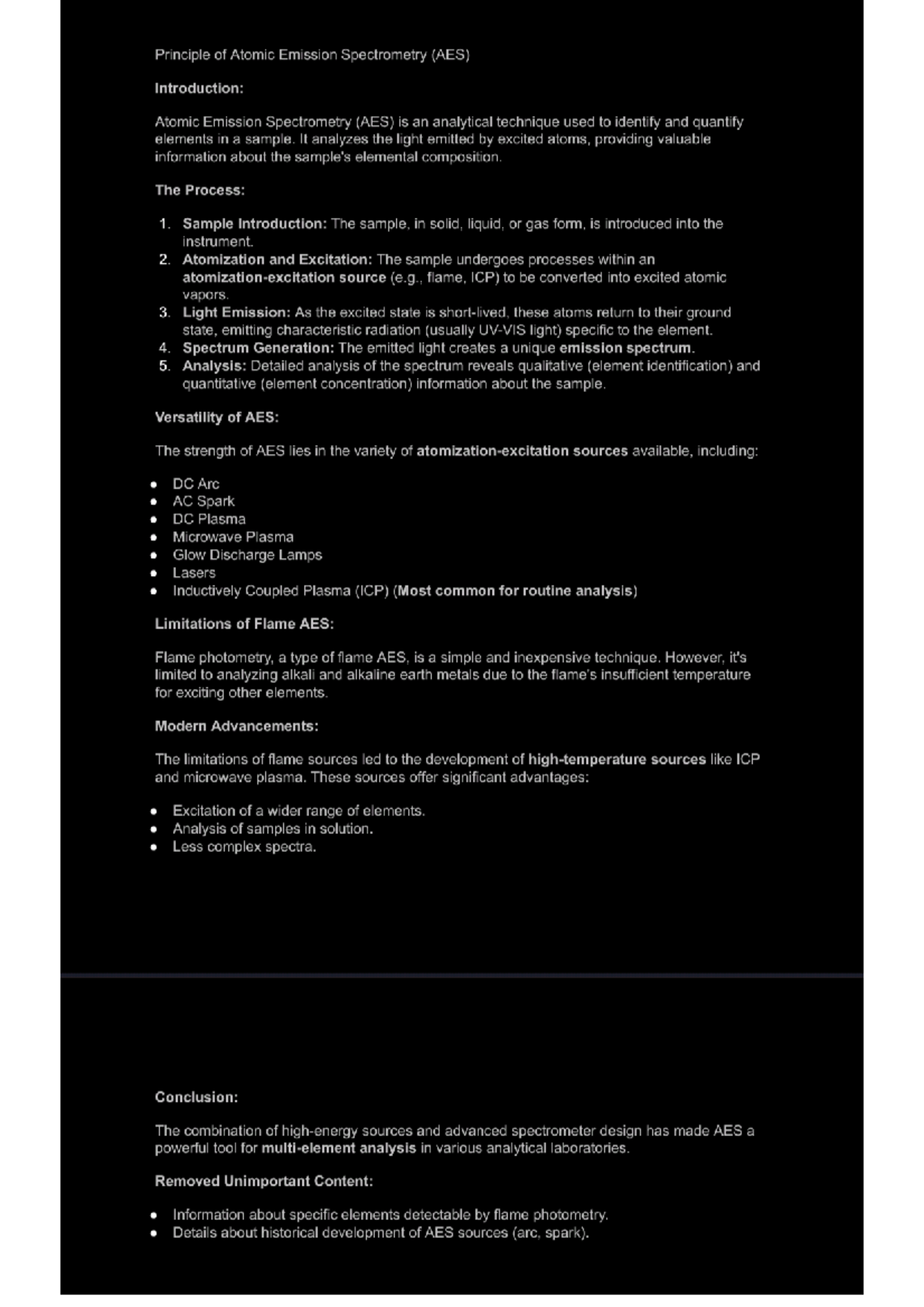 AES - Best - Principle of Atomic Emission Spectrometry (AES ...