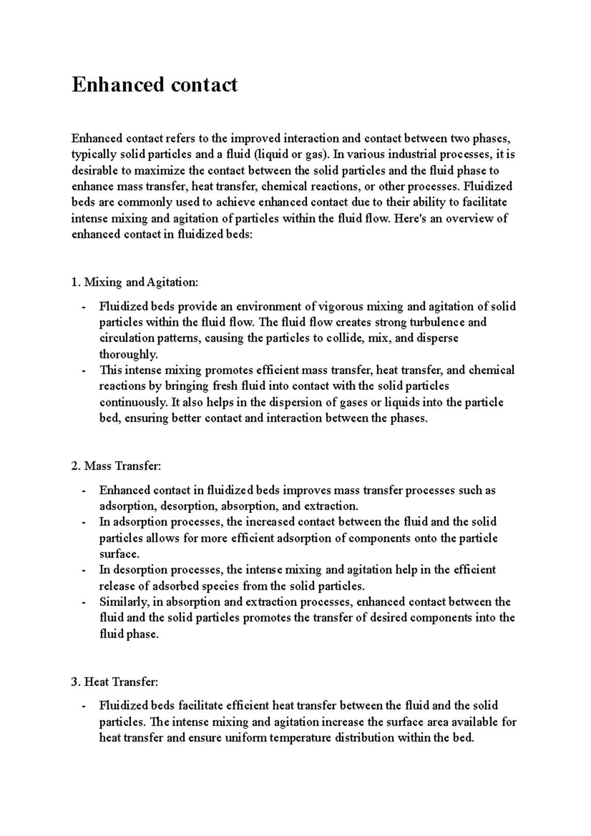 A fluid - Enhanced contact - Enhanced contact Enhanced contact refers ...