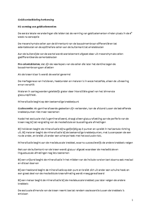 Gebitsontwikkeling de eerste wisselfase - Gebitsontwikkeling Deel IV ...