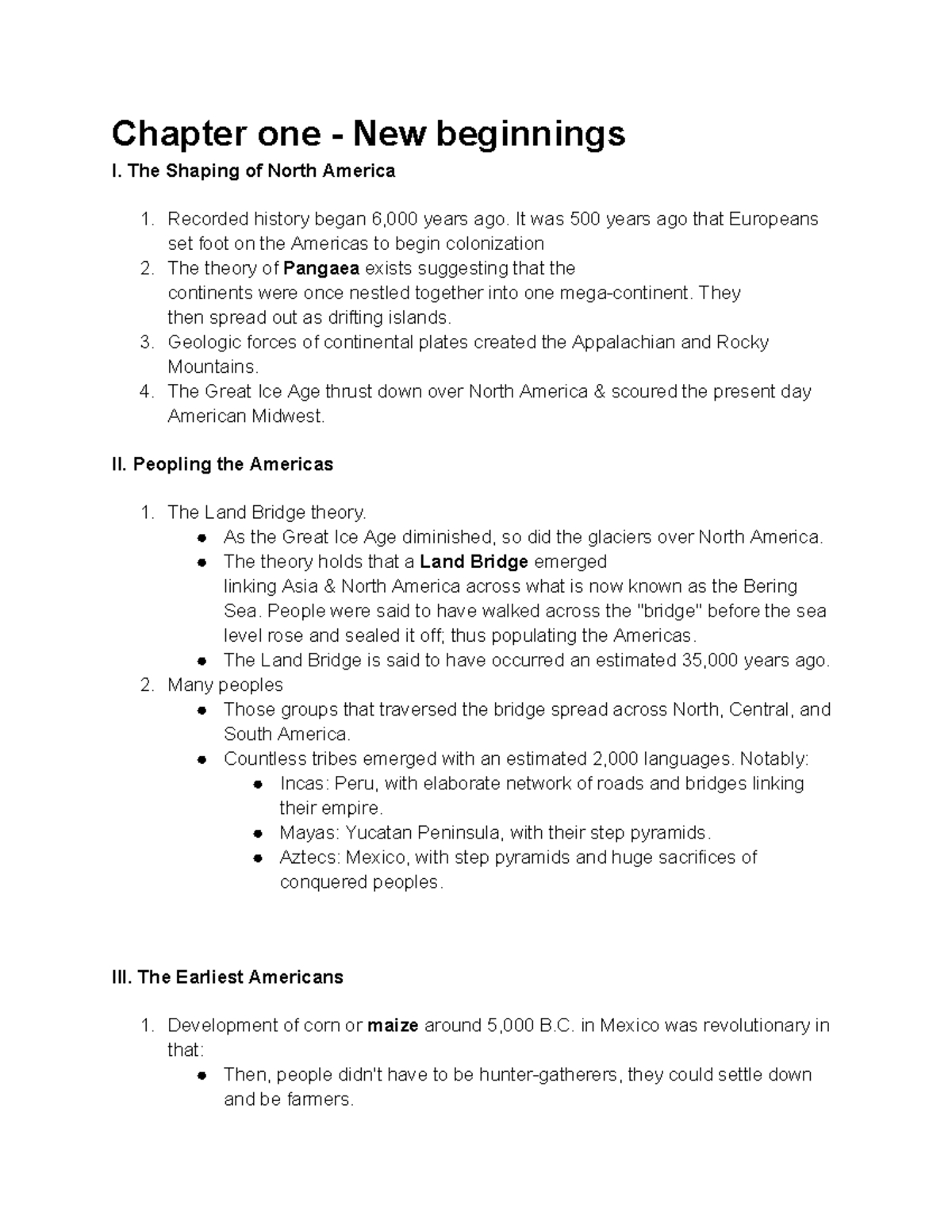 Apush Ch1 Notes - The Beginning of history in Virginia. - Chapter one ...