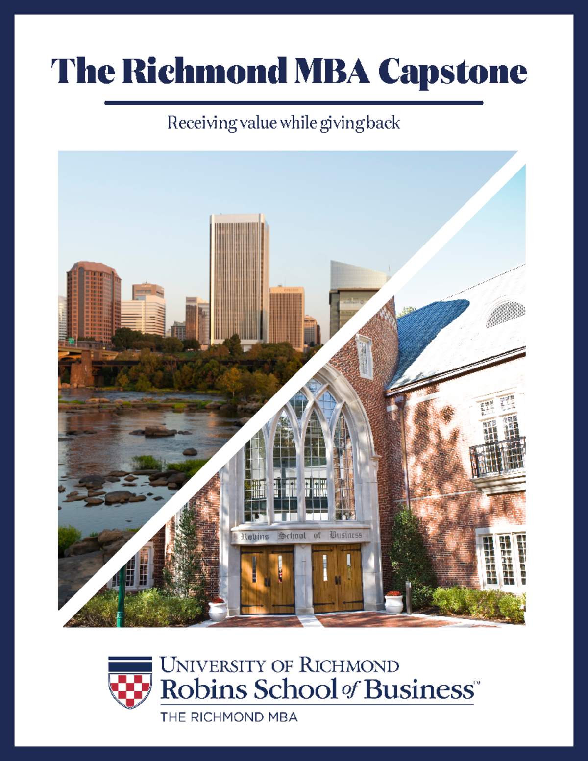 Capstone Brochure 2022 - The Richmond MBA Capstone Receiving value ...