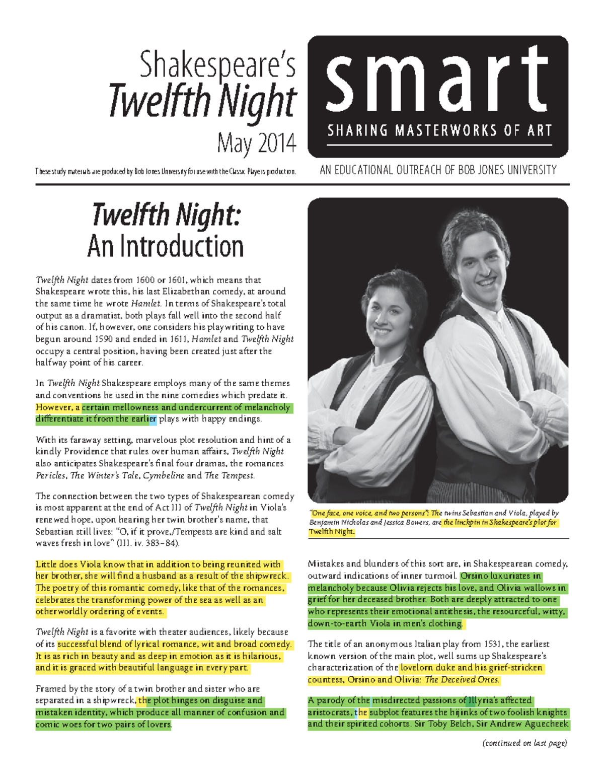 Twelfth-night-smart - Twelfth Night William Shakespeare - AN ...