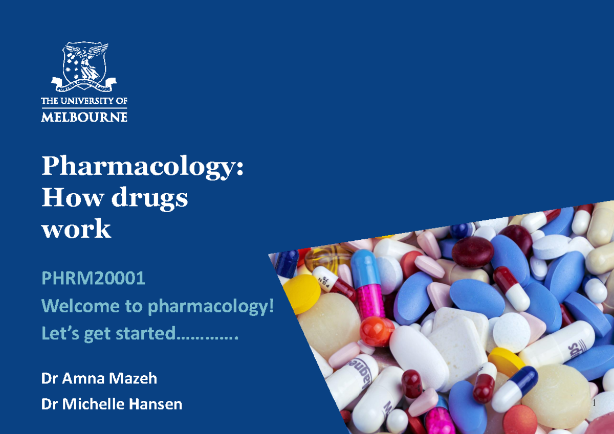L1.1 - Welcome to pharmacology - Hansen and Mazeh - 2022 - Pharmacology ...