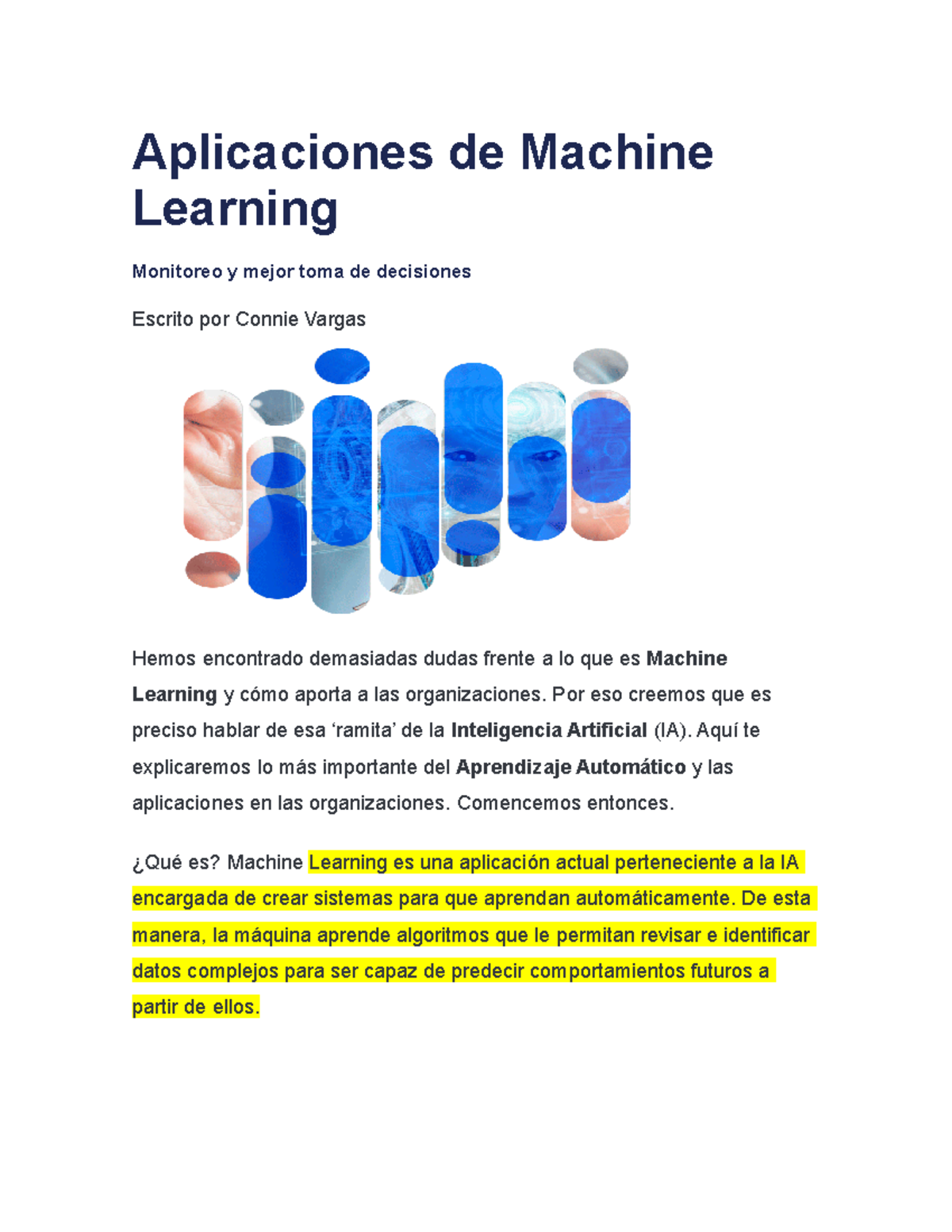 Aplicaciones de Machine Learning - Aplicaciones de Machine Learning ...