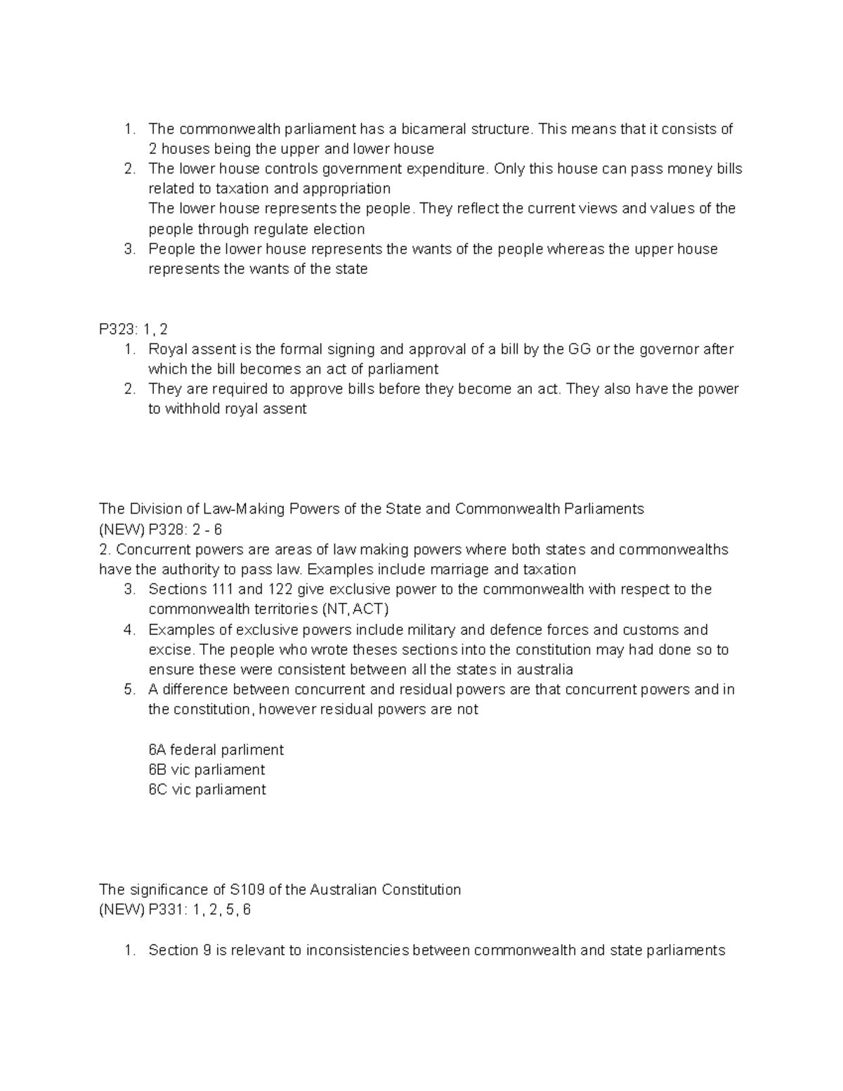 - Unit 4 AOS 1 Week 1 - The commonwealth parliament has a bicameral ...