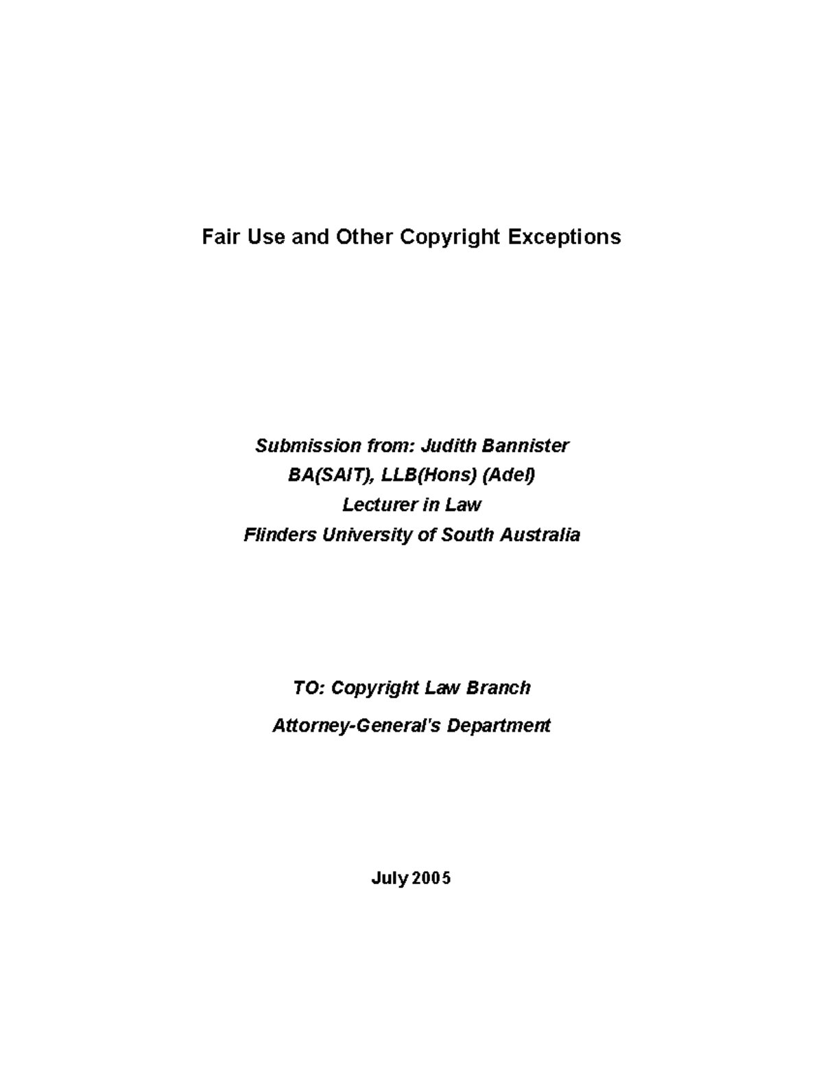 Fair use and other copyright exceptions - BACHELOR OF LAW - UCU - Studocu