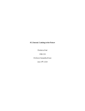 HCM 490 1-3 Milestone One Topic Selection Journal ONE - 1-3 Milestone ...