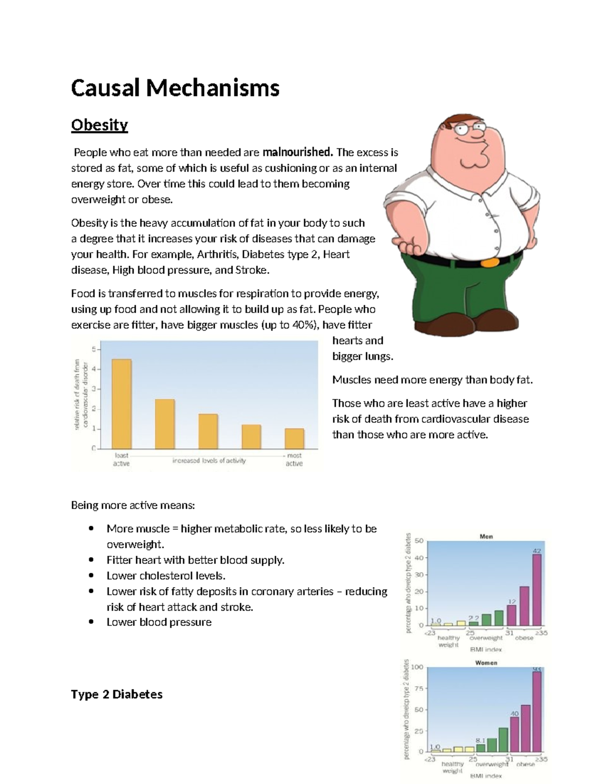 Causal Mechanisms (1) - sfesf - Causal Mechanisms Obesity People who ...