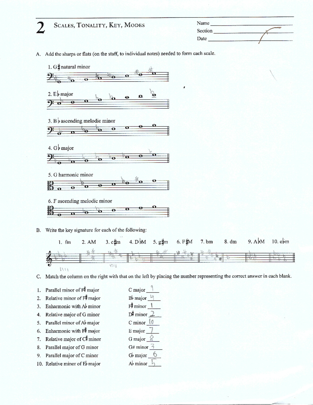 Scales p1 - AP Music Theory with Mr. Stivitts - Studocu