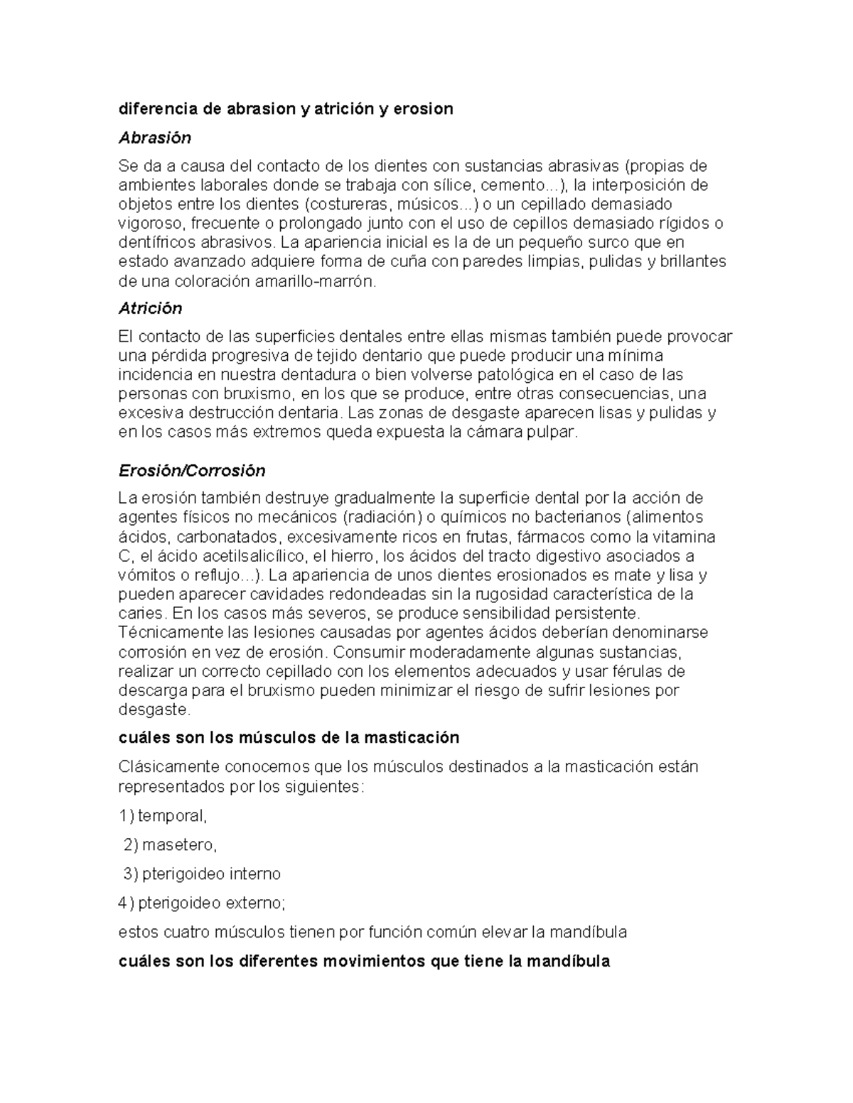 Diferencia de abrasion y atrición y erosion - diferencia de abrasion y ...