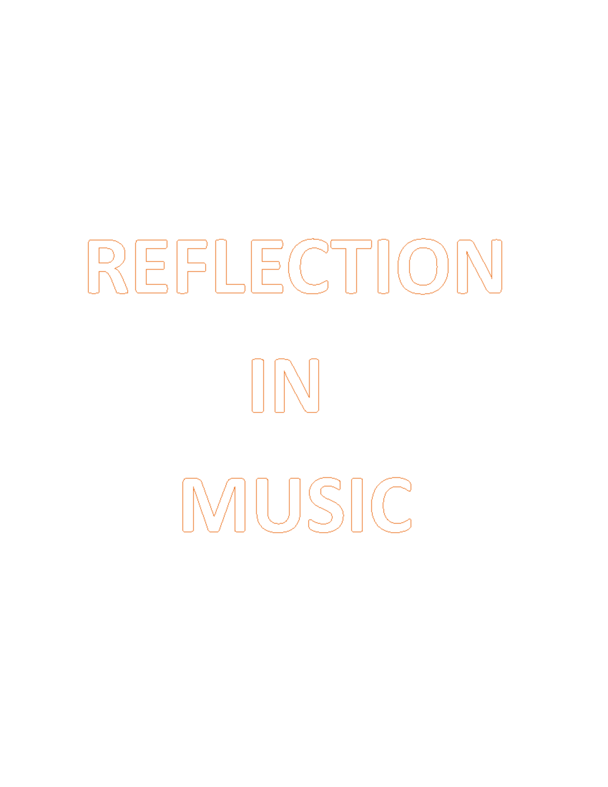 Lesson in Music - REFLECTION IN MUSIC Reflection Paints and crayons ...