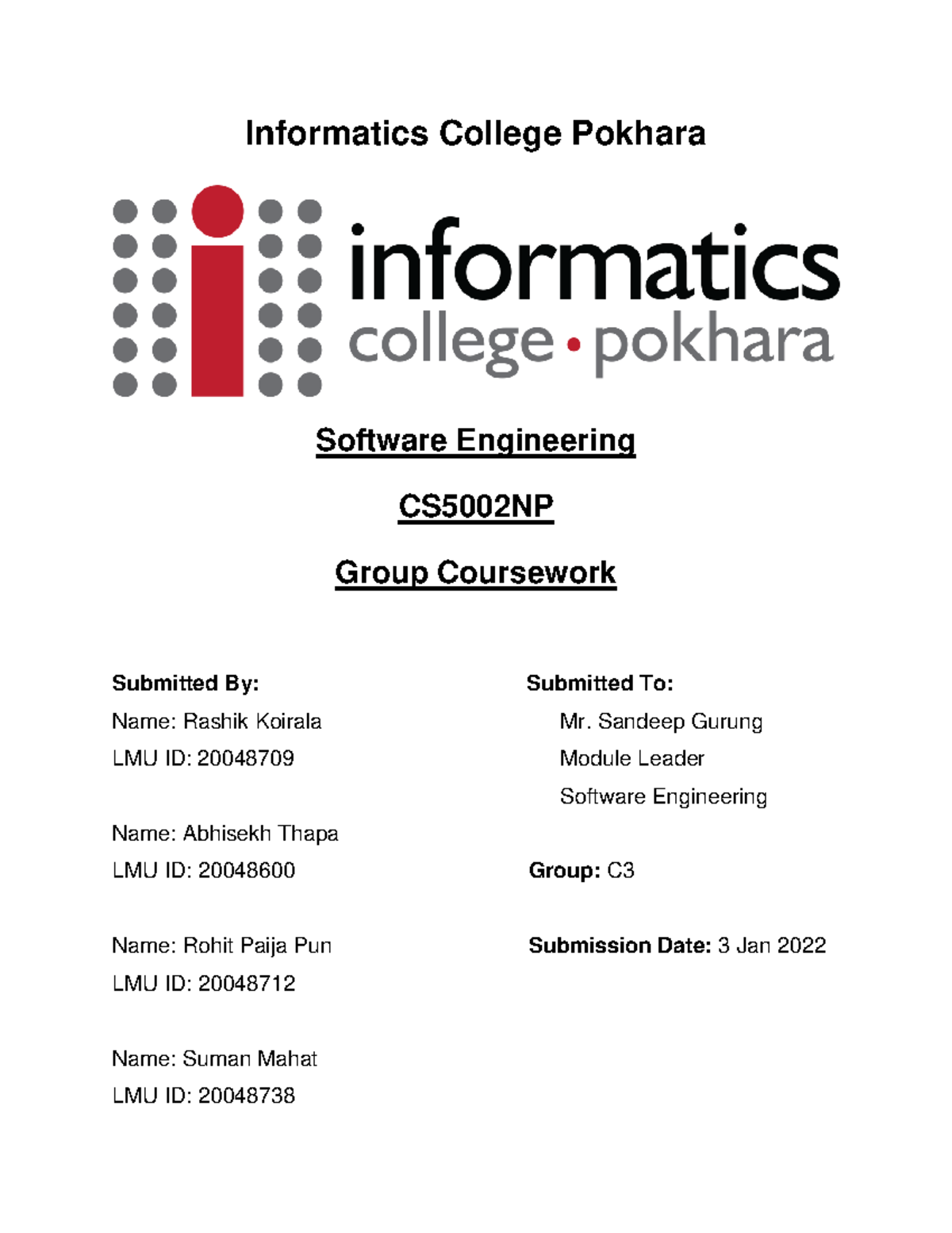 S21 CS5002NP GW1 2004 8709 Rashik koirala - Informatics College Pokhara ...