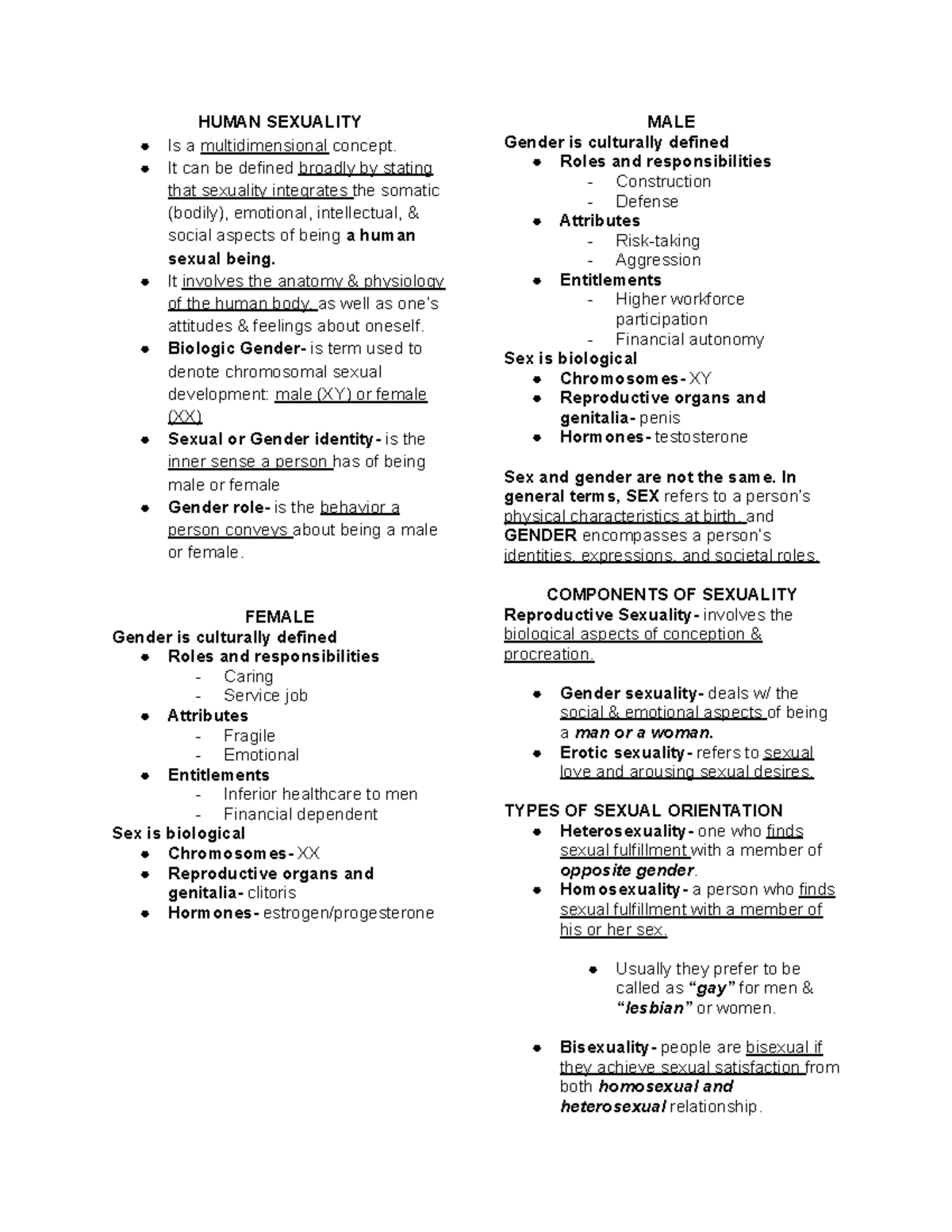 Human Sexuality - male reproductive - HUMAN SEXUALITY Is a ...