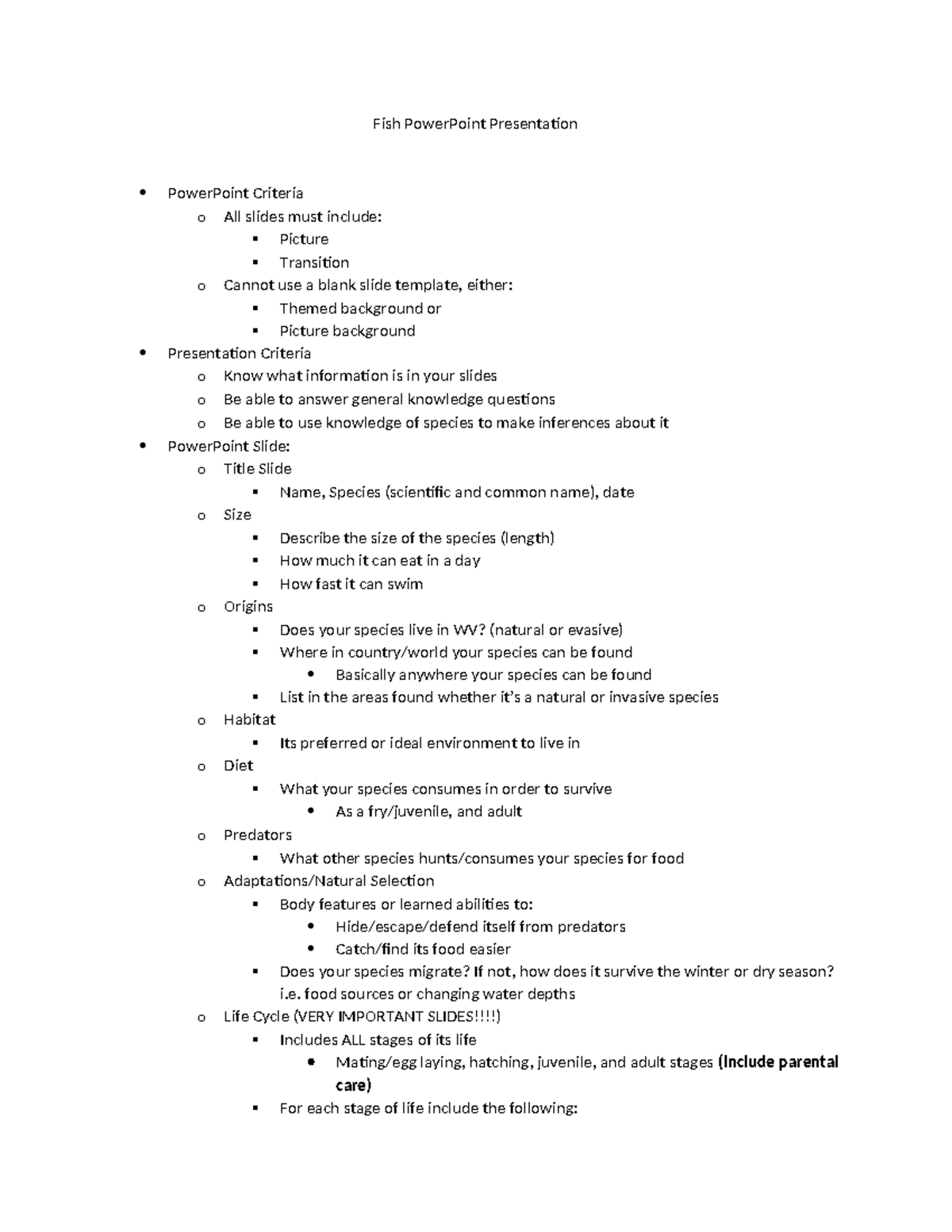 Fish rubric - its ab fish - Fish PowerPoint Presentation PowerPoint ...