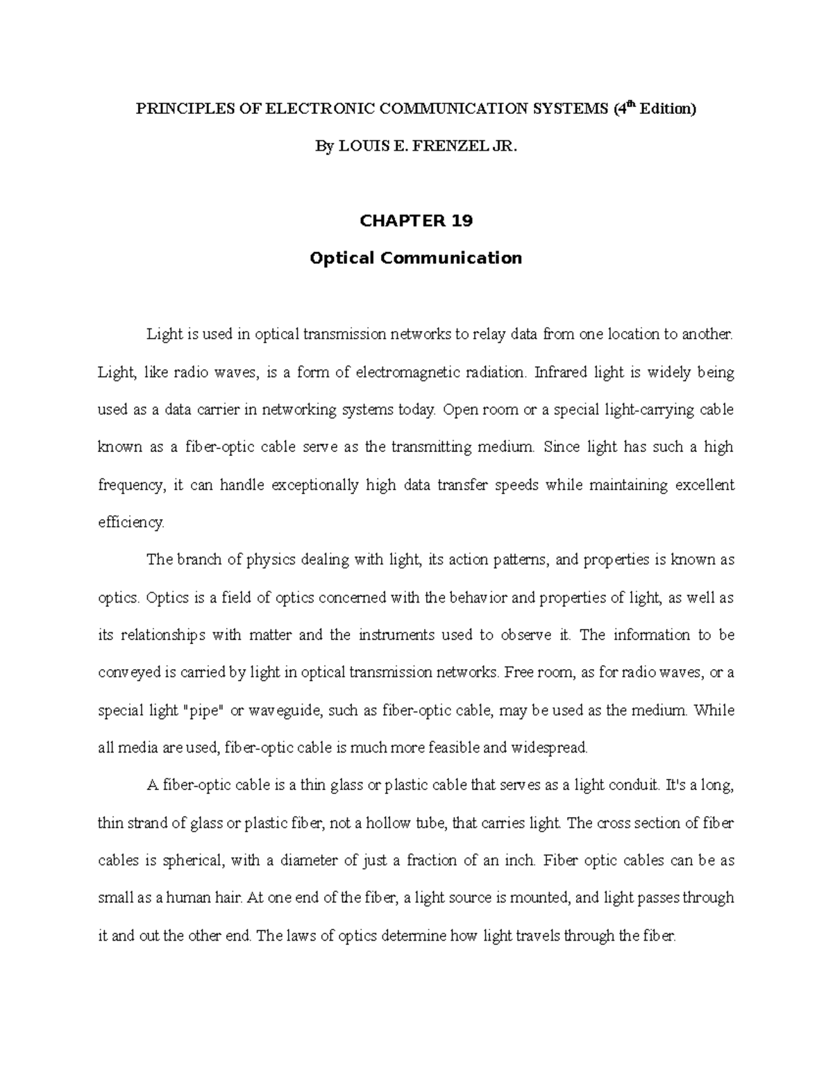 Chapter 19 - Lecture notes 19 - PRINCIPLES OF ELECTRONIC COMMUNICATION ...