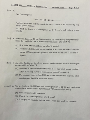 2013 final exam - MATH 208 - Studocu