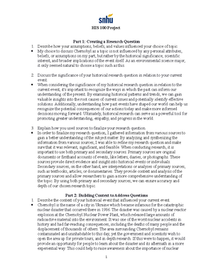 HIS 100 Module Four Activity - Use all four of your sources (two ...