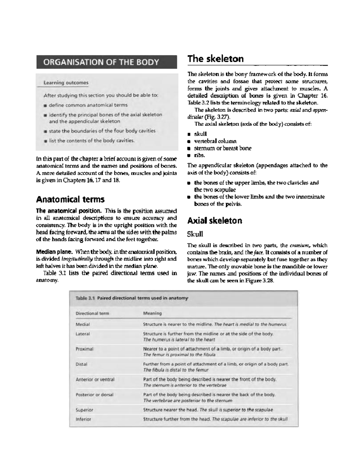 Anatomy NURS Biology - Health BODY (2) 6 - The body and its ...