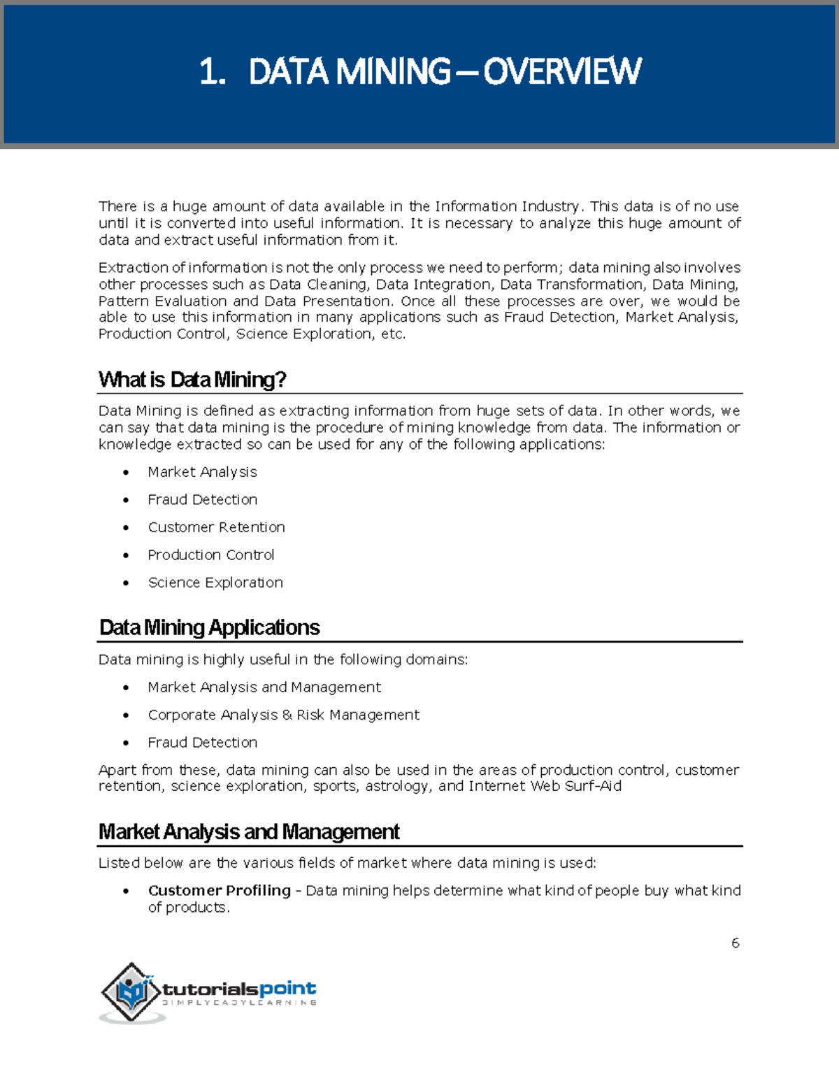 Data mining - very useful notes with detailed description and important ...