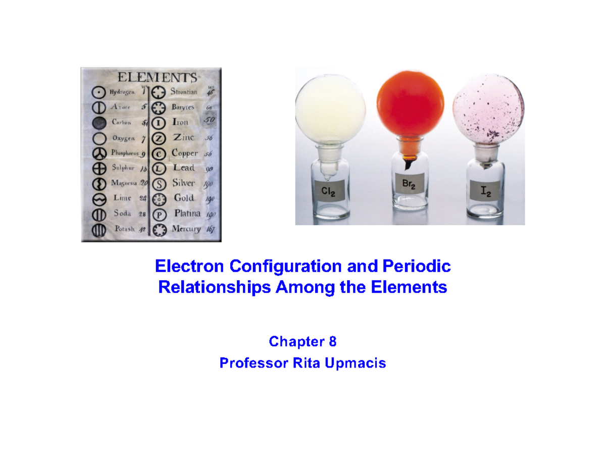 Chapter 8 New Format Long annotated - Electron Configuration and ...