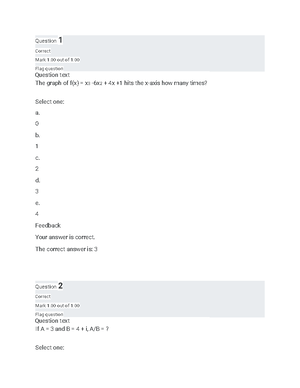 [Solved] Task 1 Before working on this task 1 please - College Algebra (MATH 1201-01) - Studocu