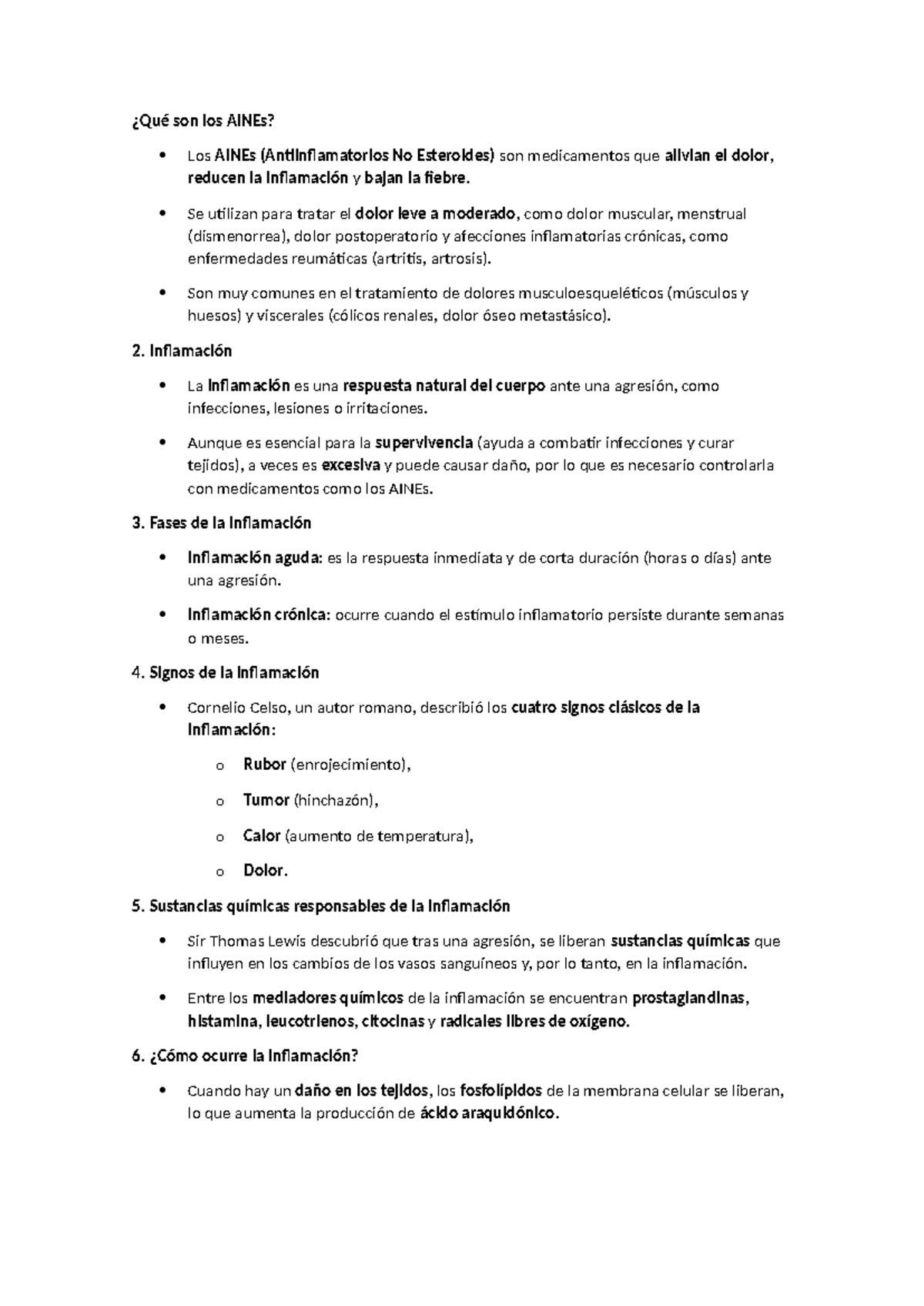 Qué son los AINEs - farmacologia - ¿Qué son los AINEs? Los AINEs ...