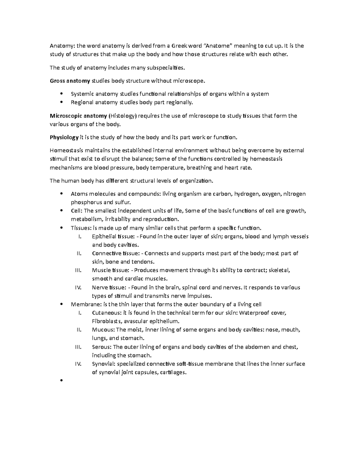 Anatomy - ... - Anatomy: the word anatomy is derived from a Greek word ...