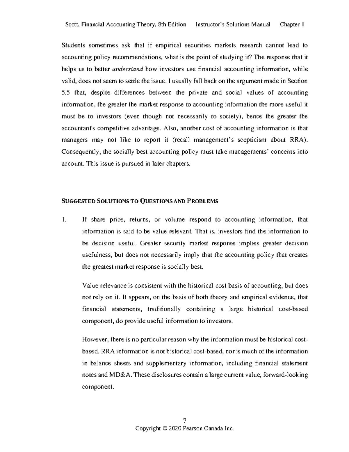 Ch5 - chapter 5 problem solution - 7 Students sometimes ask that if ...