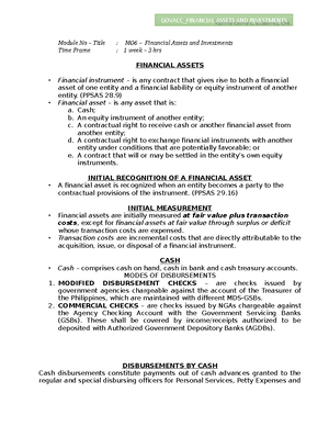 Chapter 03 THE Government Accounting Process - CHAPTER 3 THE GOVERNMENT ...