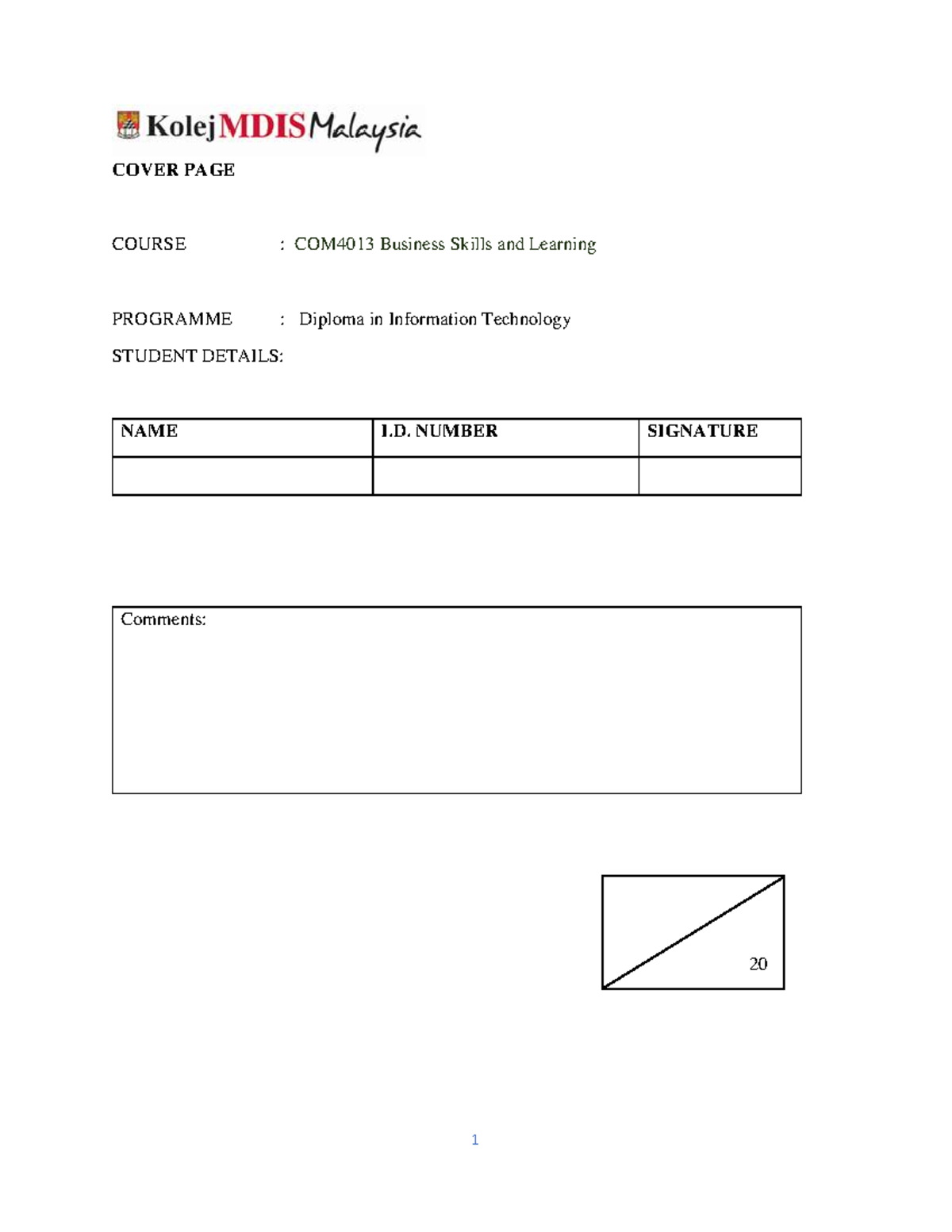 BCI Asm - The first thing I need to do is make a list of examples and ...