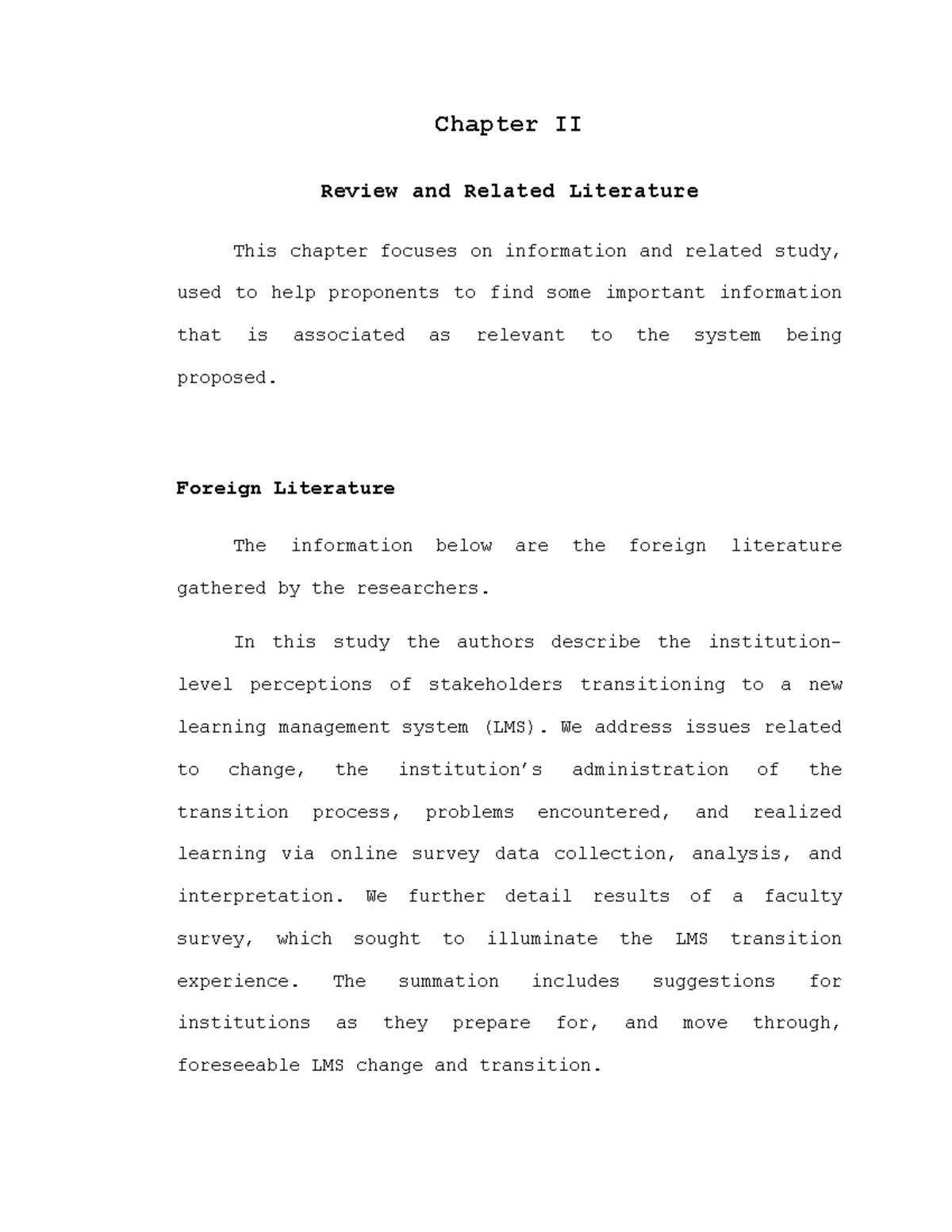 259663522 Chapter II IForeign Local Synthesis - Chapter II Review and ...